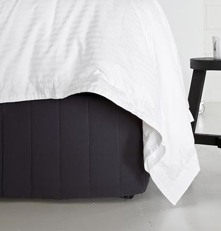 Commercial Quilted Bed Valance | Guest Fresh